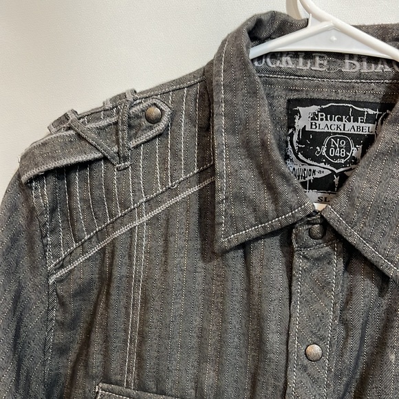 BUCKLE BLACK LABEL | Shirts | Buckle Black Label Slim Fit Long Sleeve ...